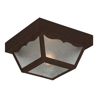 Acclaim Lighting Builder's Choice 1 Light 5" Flush Mount, Matte Black ...