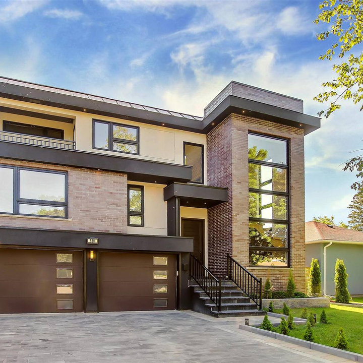 75 Split-Level Brick Exterior Home Ideas You'll Love - December, 2025 ...