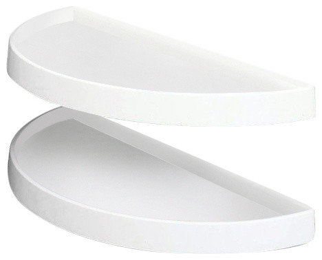 Rev-A-Shelf 6842-31-570 Classic 2 Tier 31" Half Moon Pivot Lazy ...