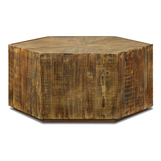 Hex Coffee Table - Rustic - Coffee Tables - by Primitive Collections ...