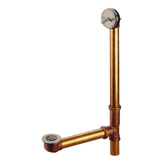 Polished Chrome Made to Match 20" Trip Lever Waste & Overflow with Grid ...