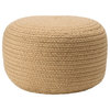 Jaipur Living Santa Rosa Indoor/Outdoor Solid Cylinder Pouf - Farmhouse - Floor Pillows And ...