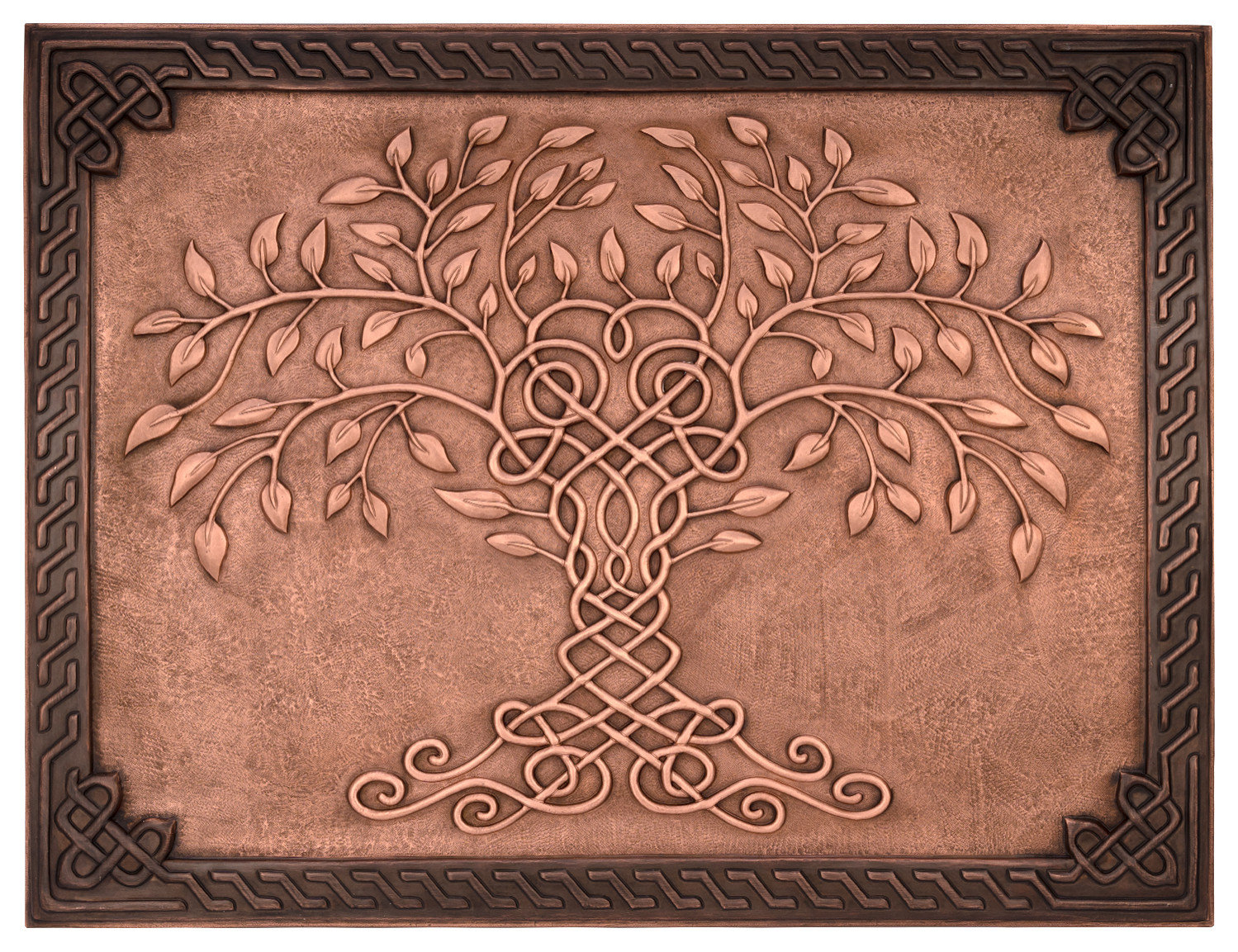 Tree of Life Custom Copper Backsplash Handmade Wall Decor Copper ...