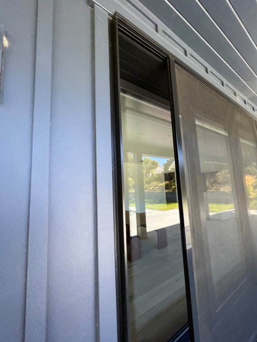 Retractable Insect Screen Door for large multislide pocket door openin