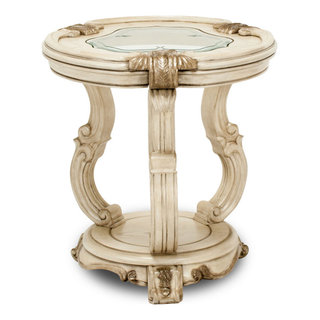 Platine de Royale Chair Side Table - Champagne - Victorian - Side ...