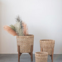 Polyester Bristle Grass Branch, Set of 12 - Artificial Plants And Trees ...