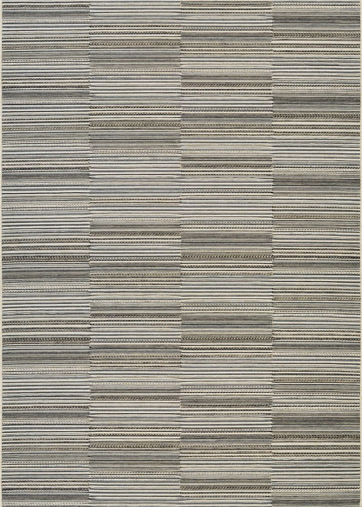 Couristan Cape 9823 Black And Tan Rug, 2'x3', 2'x3'7" - Contemporary ...