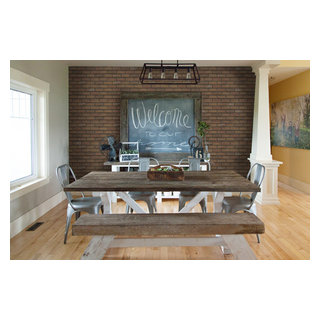 ClassicBrick - Faux Brick Dining Room Feature Wall - Antique - Rustic ...