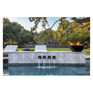 Chic Sleek Ranch Design - Shabby-chic Style - Pool - Houston - by ...