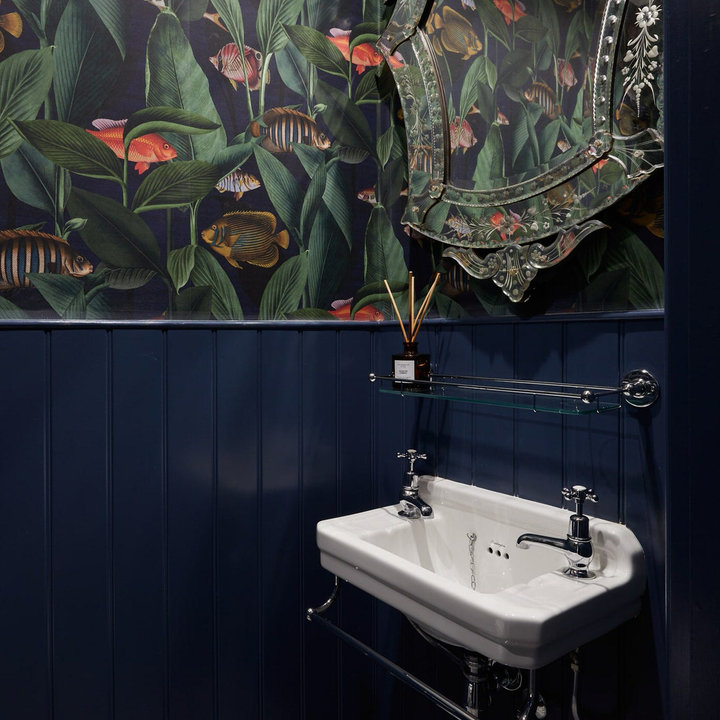 75 Beautiful Traditional Powder Room Ideas & Designs - June 2024 | Houzz AU