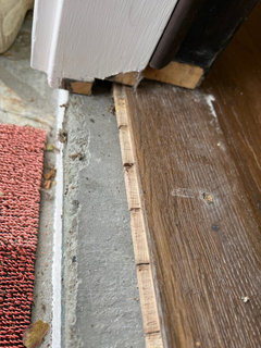 Main door frame loose