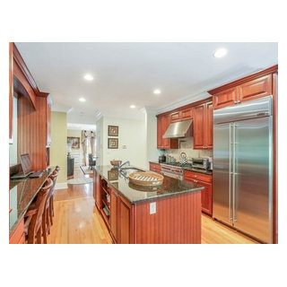 Stunning Hamptons Style Home With Solar Panels - Traditional - Kitchen ...