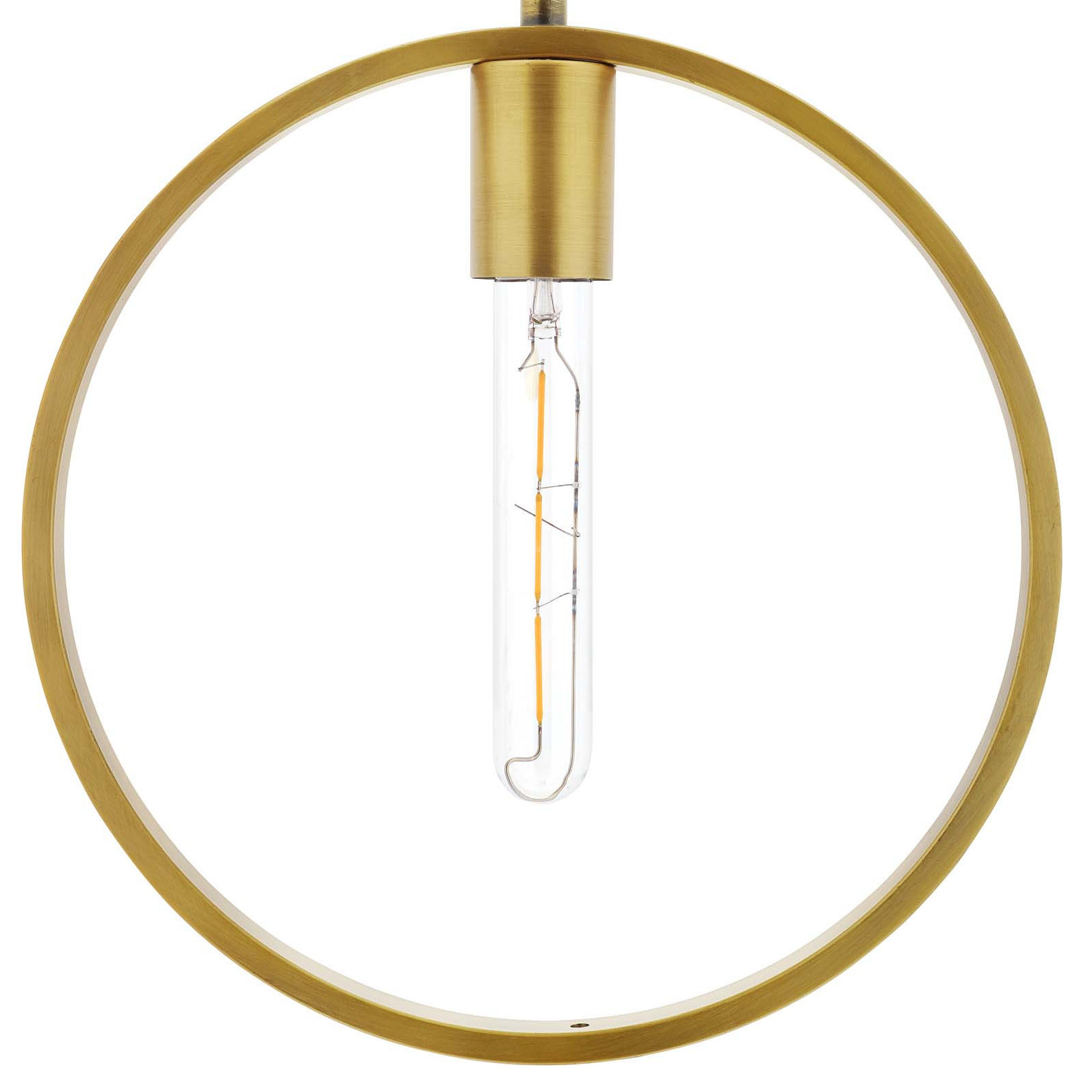 Orbit Brass Ceiling Pendant Light - Contemporary - Pendant Lighting ...