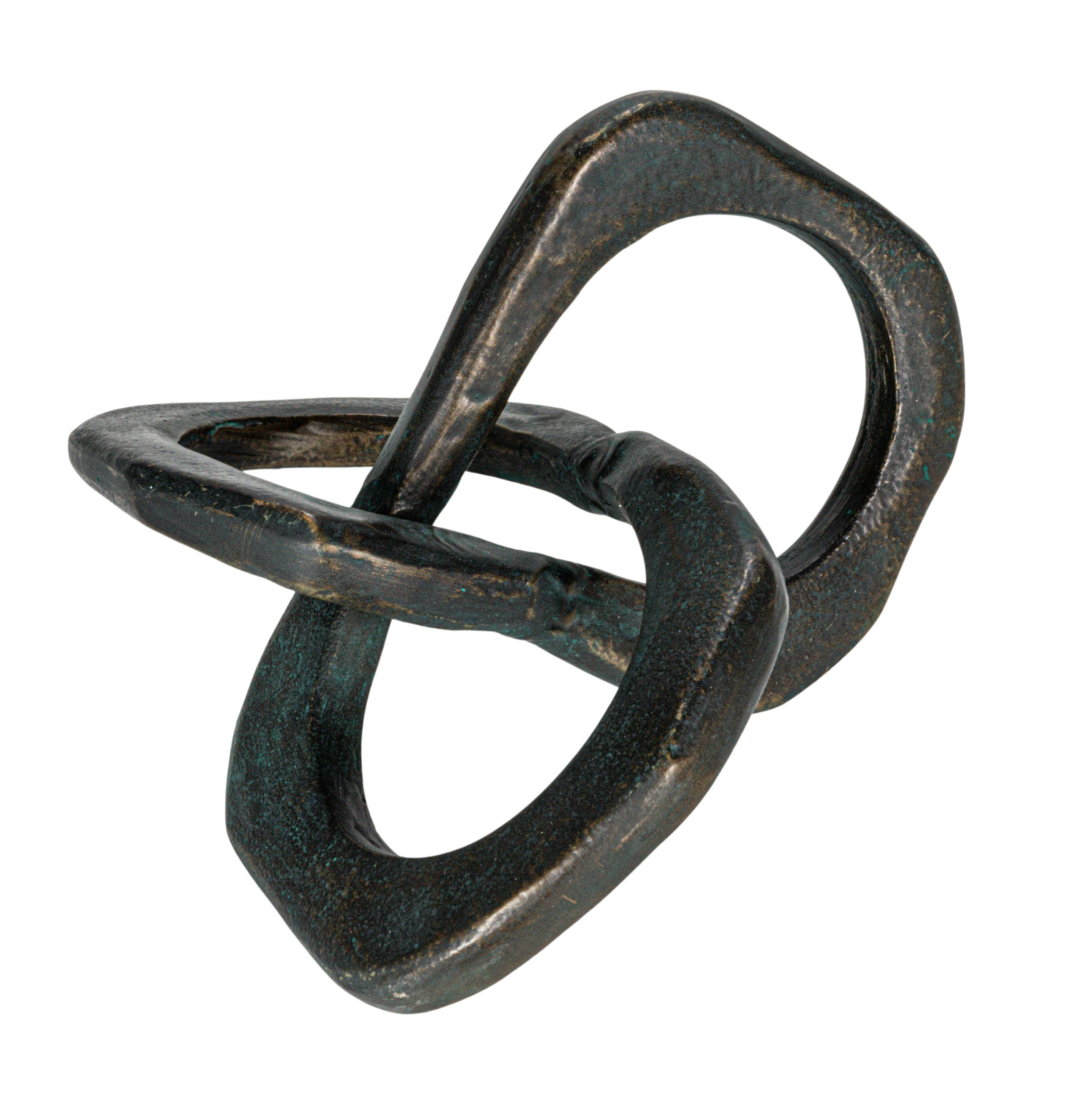 Cast Metal Knot Figurine, Black - Industrial - Decorative Objects And ...
