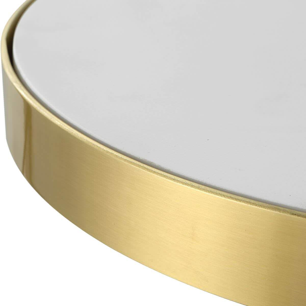Uttermost Apex 13x24" White Concrete Accent Table - Contemporary - Side ...