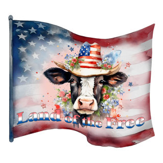 Land of The Free Flag Door Decor American Patriotic Decor - Traditional ...