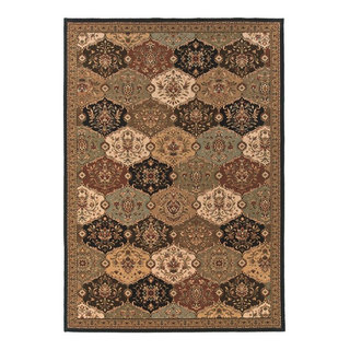 Oriental Weaver Knightsbridge 090X5 Rust Rug, 4'x5'9" - Traditional ...
