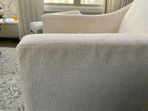 Which Pottery Barn FABRIC did you choose and how’s it going?