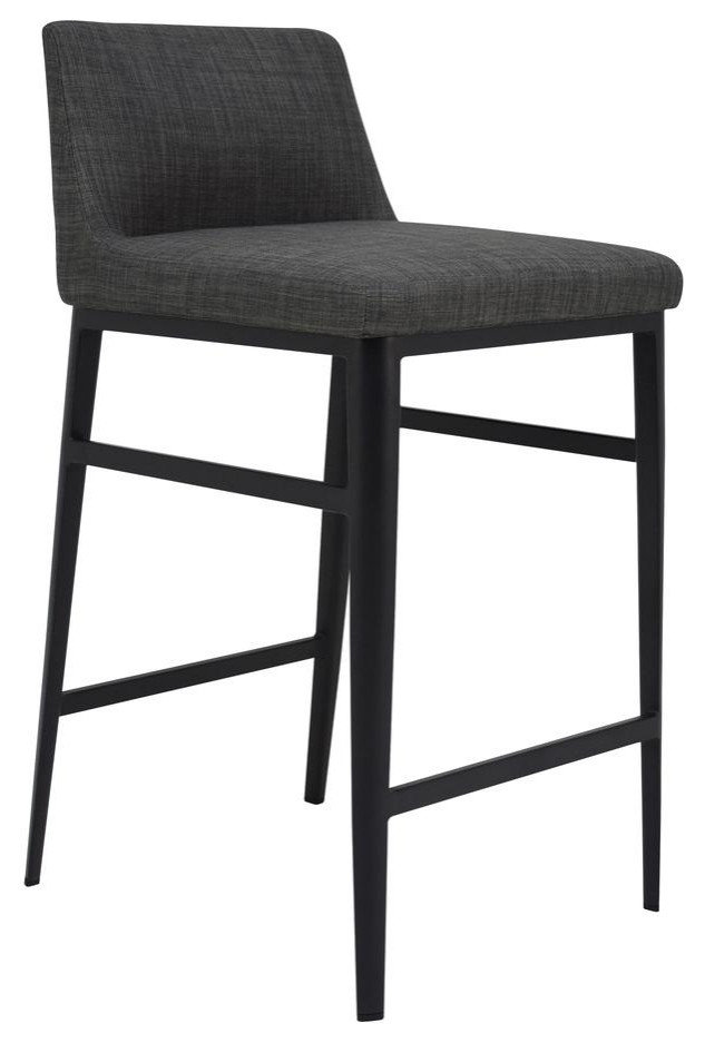 Baron Counter Stool Charcoal - Contemporary - Bar Stools And Counter ...