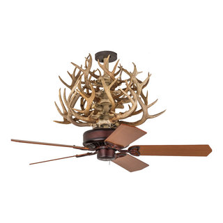 52W Antlers Whitetail Deer Meyda-Air - Rustic - Ceiling Fans - by Meyda ...