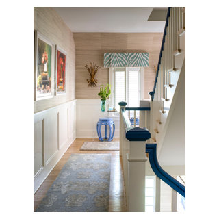 Rowayton Beach House - Beach Style - Hall - New York - by Mehditash ...
