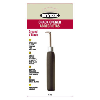 Hyde® 45400 Crack Opener with Hardwood Handle, 6" - Hand Tools And Tool ...