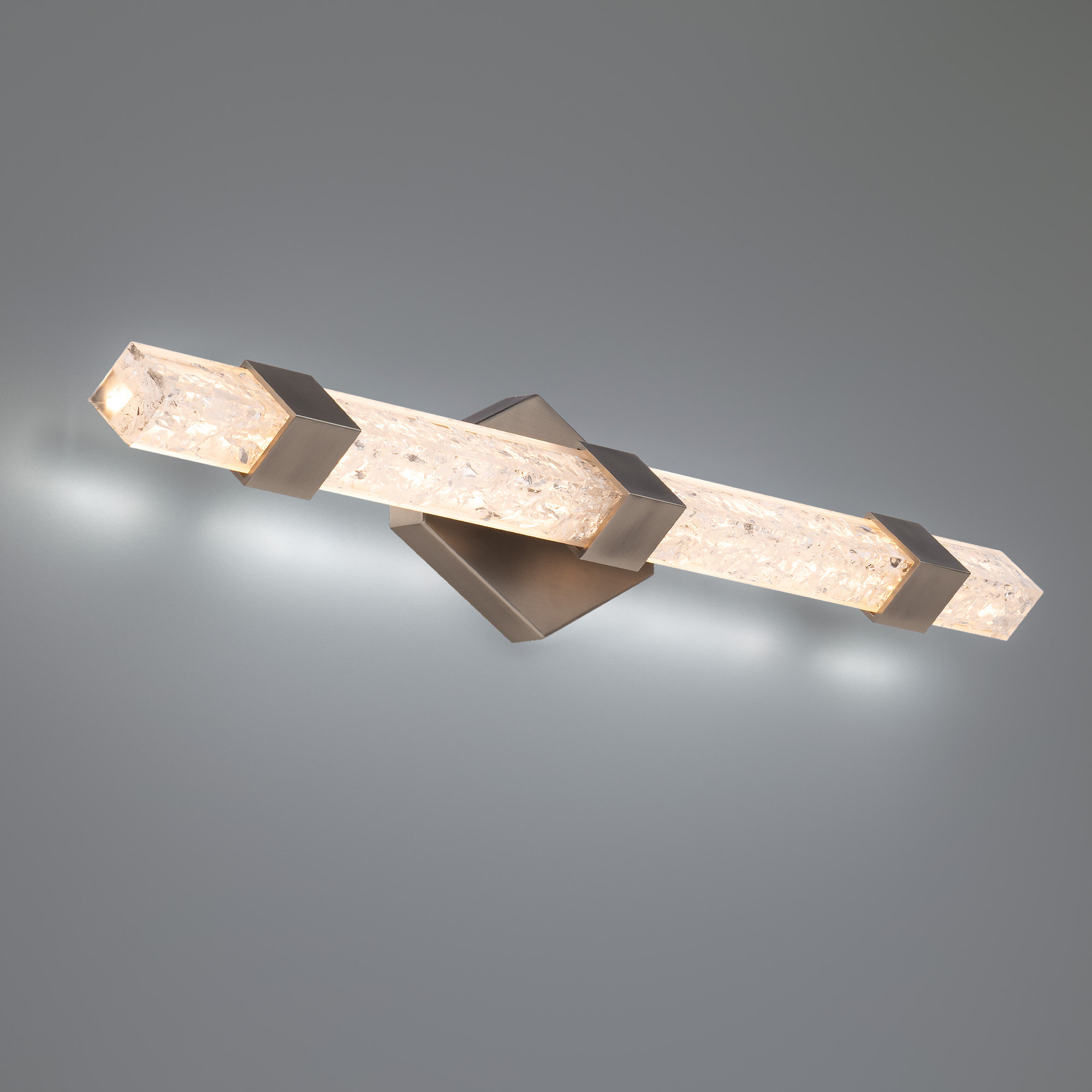 Regal 18" LED Bathroom Vanity/Wall Light 3000k, Aged Brass, 28 ...
