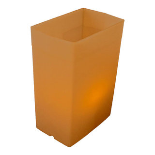 FLIC Luminaries, Brown, Set of 12 - Contemporary - Candleholders - by ...