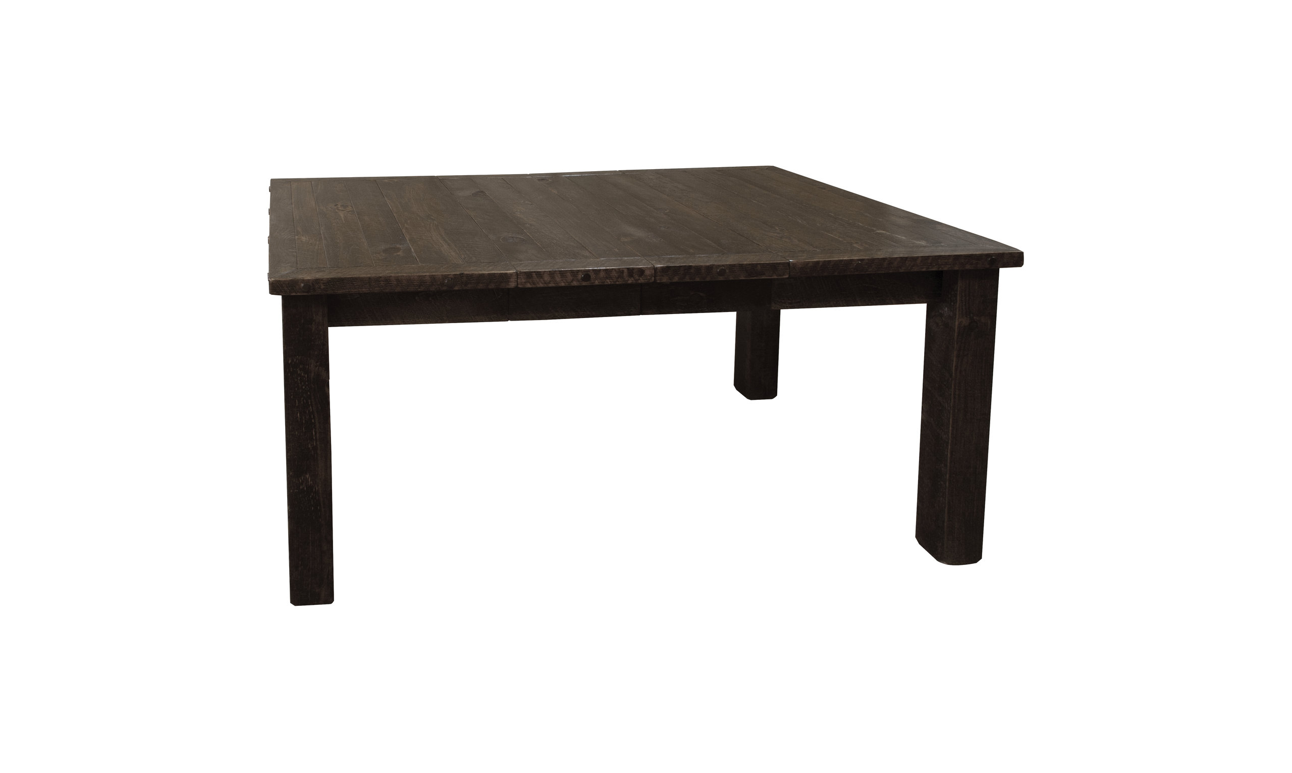 Barnwood Style Timber Peg Family Dining Table, 36" X 72" - Transitional ...