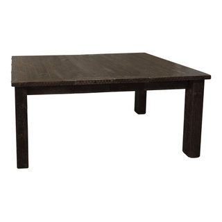 Barnwood Style Timber Peg Family Dining Table, 36" X 72" - Transitional ...
