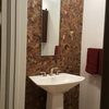 Sliced Red Pebble Tile - Contemporary - Mosaic Tile - by Coverall Stone ...
