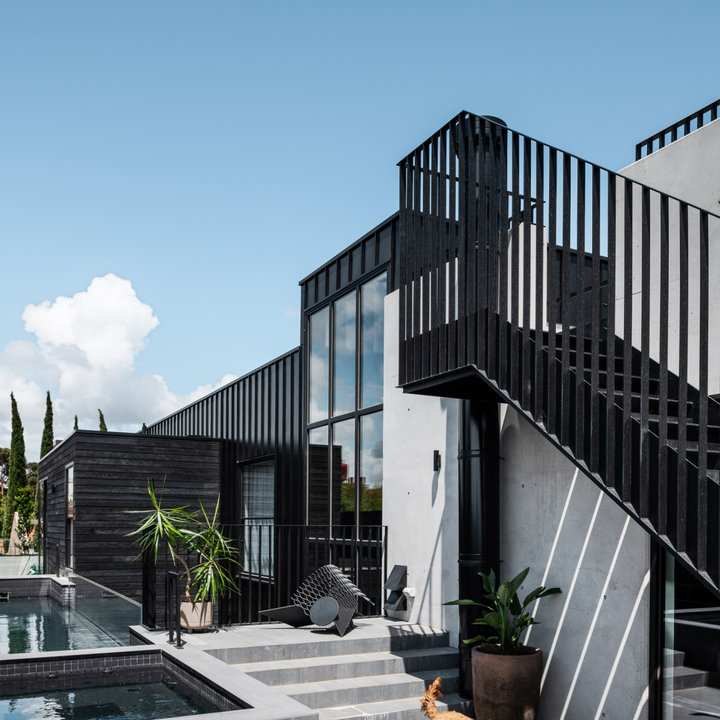 75 Beautiful Industrial Exterior Ideas & Designs - March 2022 | Houzz AU
