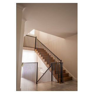 The Elegance of a Curved Staircase - Contemporary - Staircase - Perth ...