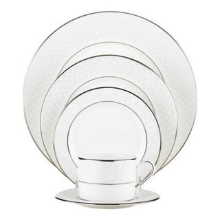 Lenox Venetian Lace Bone China 5 Piece Dinnerware Set, Service For 1 ...