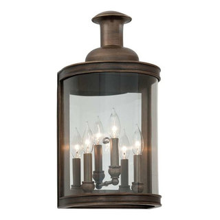 Troy Lighting Pullman 3-Light Outdoor Wall Sconce in English Bronze ...