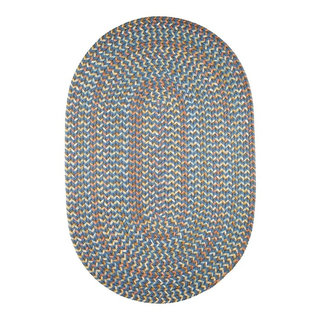 Rhody Rug Cypress Rug, Marina Blue, 2'X3' Oval, 2'x3' Oval - Area Rugs ...