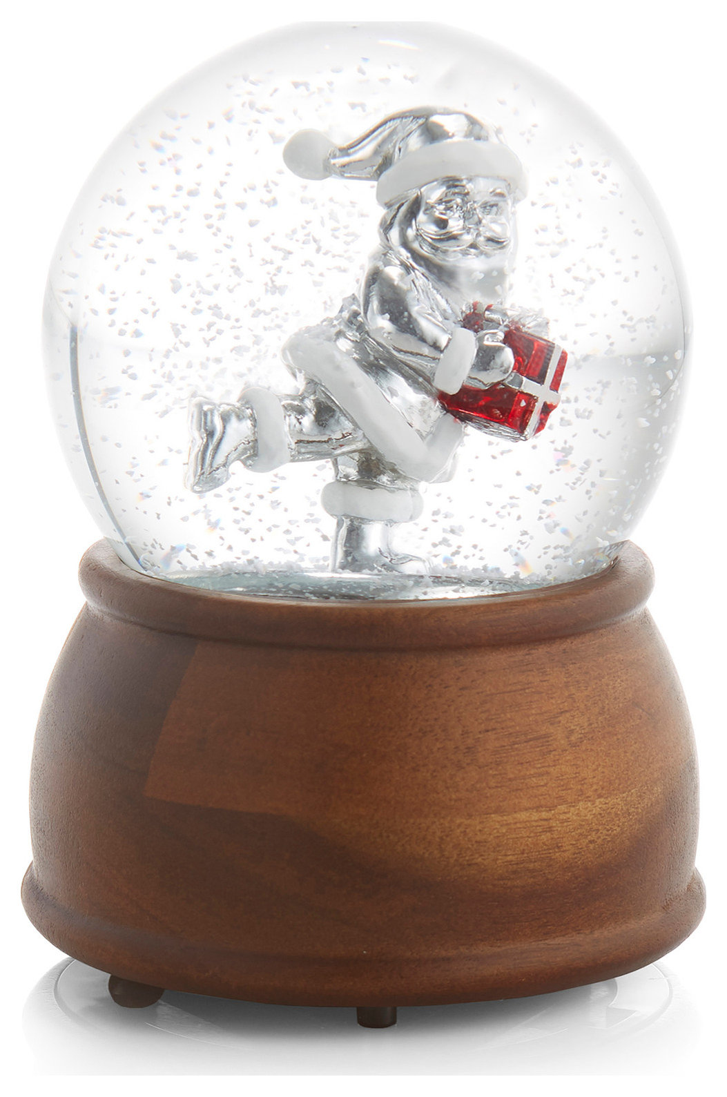Nambe Santa Snow Globe - Holiday Accents And Figurines - by pruneDanish ...