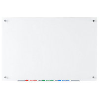 Magnetic Ultra White Glass Dry-Erase Board Set Audio-Visual Direct, 23 ...