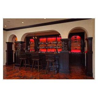 African Safari Style Home - Home Bar - Minneapolis - by James McNeal ...
