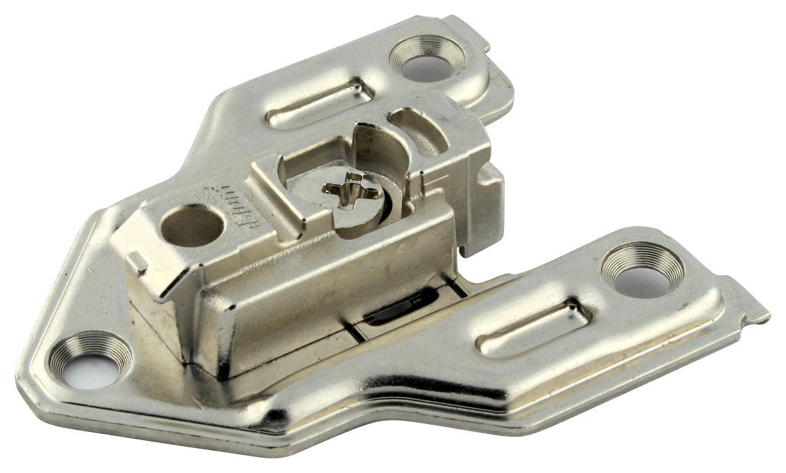 Blum Clip Face Frame Mounting Plate, 6 mm, 50 - Contemporary - Hinges ...