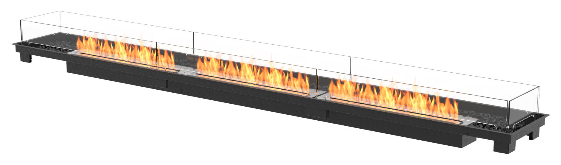 EcoSmart™ Linear 130 Ethanol Fire Pit Kit - Built-In Fireplace ...