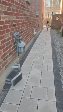 Paver stones discoloration