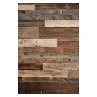 Reclaimed Barn Wood Feature Wall, Texas Residence October 2013 - Rustic ...