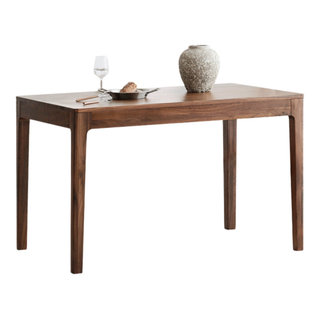 Solid Wood Dining Table, 63x31.5x29.5 in - Transitional - Dining Tables ...