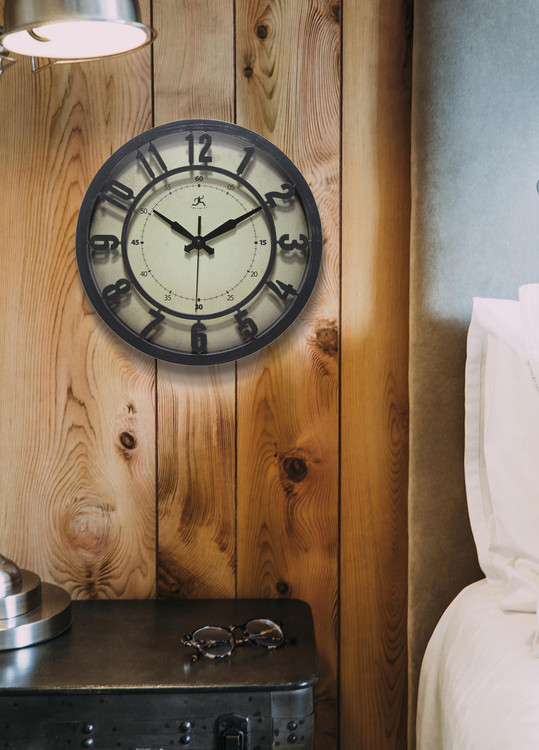 12" 3D Clock - Industrial - Wall Clocks - by Infinity Instruments, Ltd ...