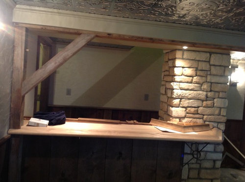 Need help designing a simple back bar