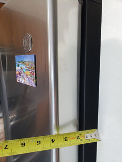 How best to widen my refrigerator opening from 34" to 36" for new frig
