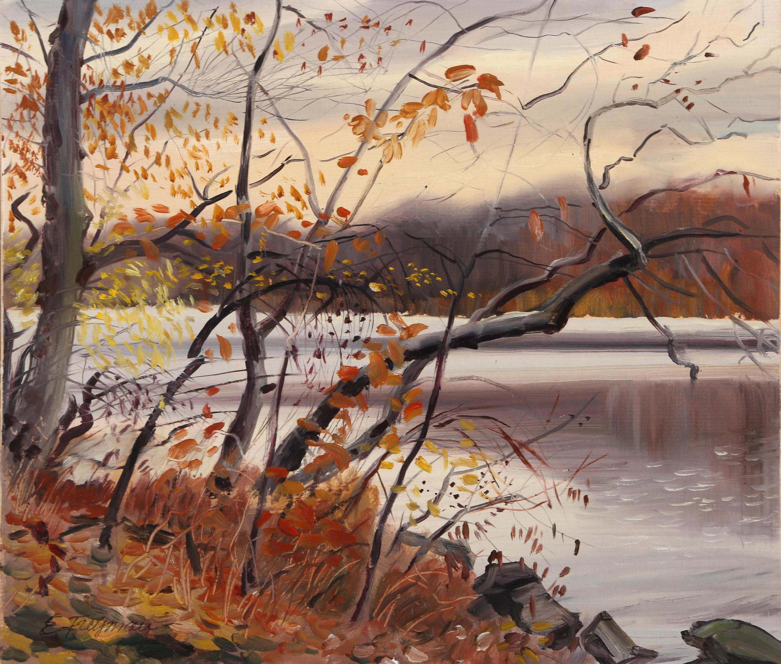 The Cold Water, Erik Freyman, 10.5x16 - Contemporary - Paintings - by ...