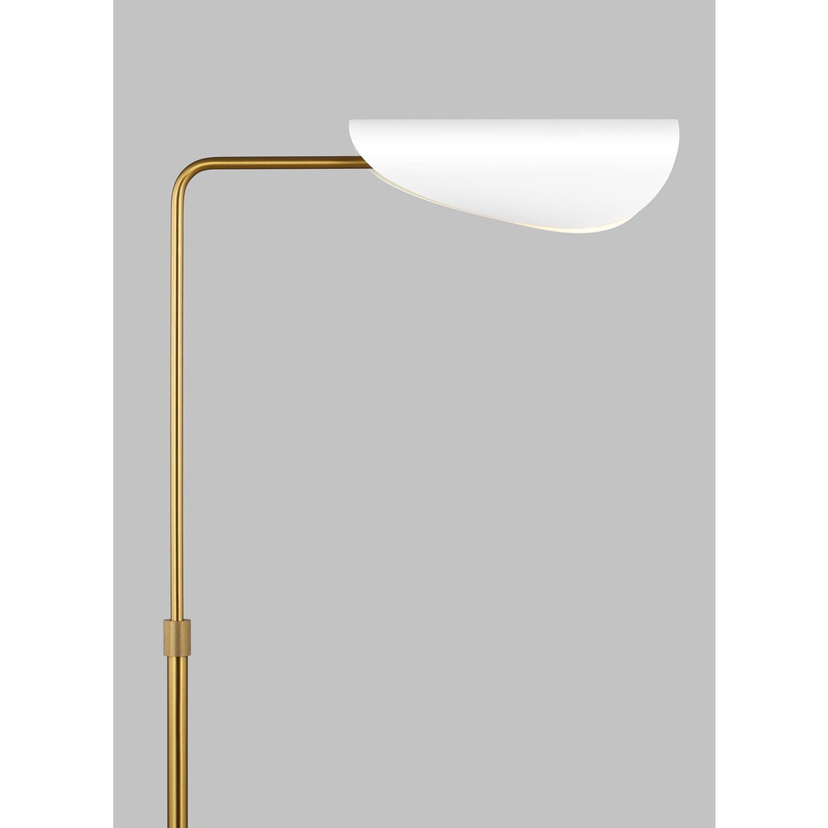 AERIN Tresa 1-LT Task Floor Lamp AET1001BBSMWT1 - Burnished Brass ...