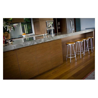 Concrete Kitchen Bench 1 - Contemporary - Kitchen - Brisbane - by Mixed ...